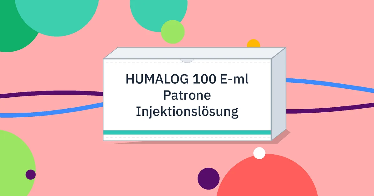 Symbolbild: Packung mit der Aufschrift HUMALOG 100 E-ml Patrone Injektionslösung (PZN 00178181) – Verfügbarkeit und Bezug in Apotheken in Frankfurt am Main