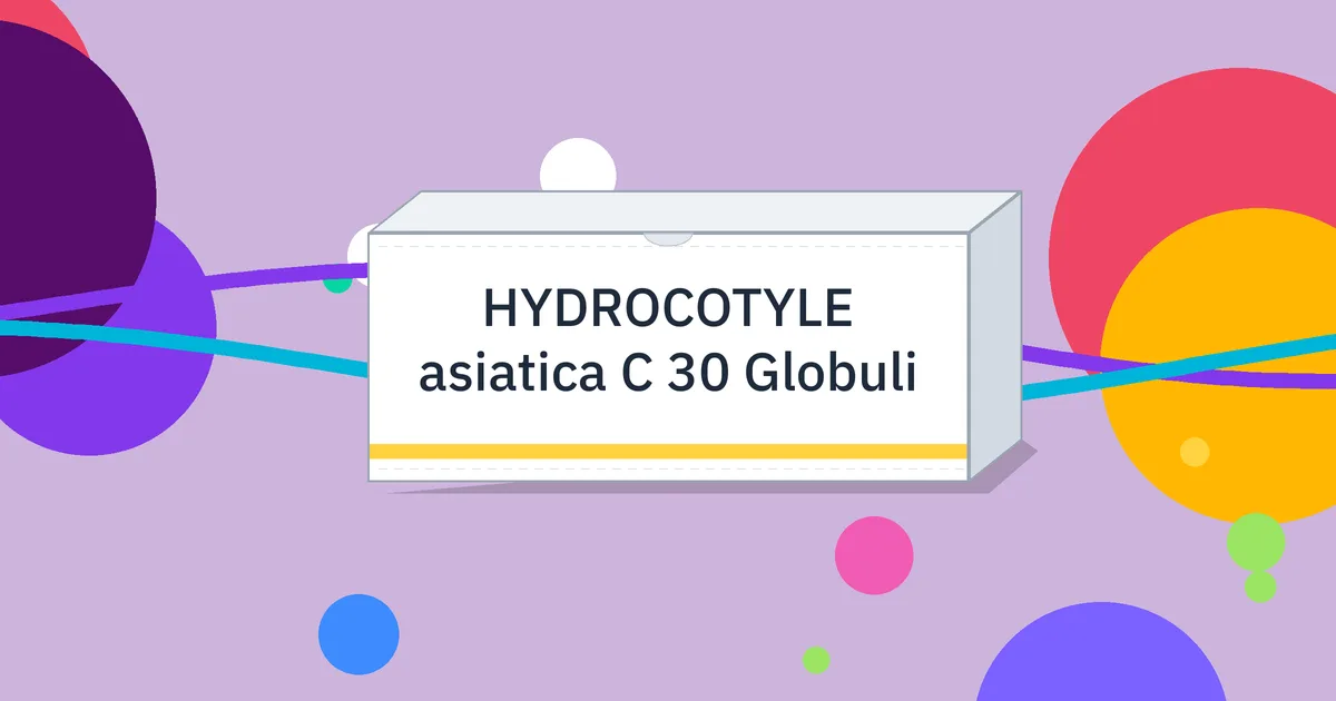 Symbolbild: Packung mit der Aufschrift HYDROCOTYLE asiatica C 30 Globuli (PZN 16691549) – Verfügbarkeit und Bezug in Apotheken in Frankfurt am Main