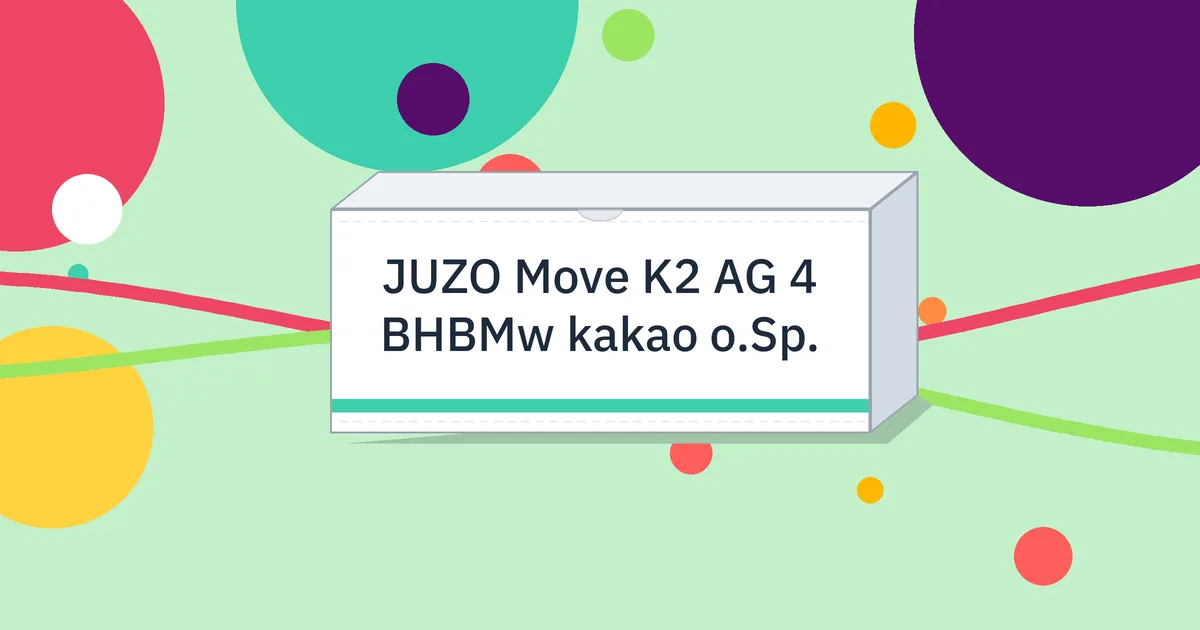 Symbolbild: Packung mit der Aufschrift JUZO Move K2 AG 4 BHBMw kakao o.Sp. (PZN 18558576) – Verfügbarkeit und Bezug in Apotheken in Frankfurt am Main