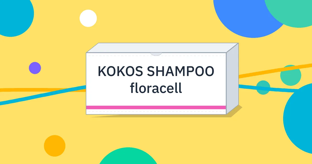 Symbolbild: Packung mit der Aufschrift KOKOS SHAMPOO floracell (PZN 04677538) – Verfügbarkeit und Bezug in Apotheken in Frankfurt am Main