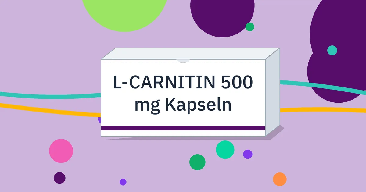 Symbolbild: Packung mit der Aufschrift L-CARNITIN 500 mg Kapseln (PZN 06951386) – Verfügbarkeit und Bezug in Apotheken in Frankfurt am Main