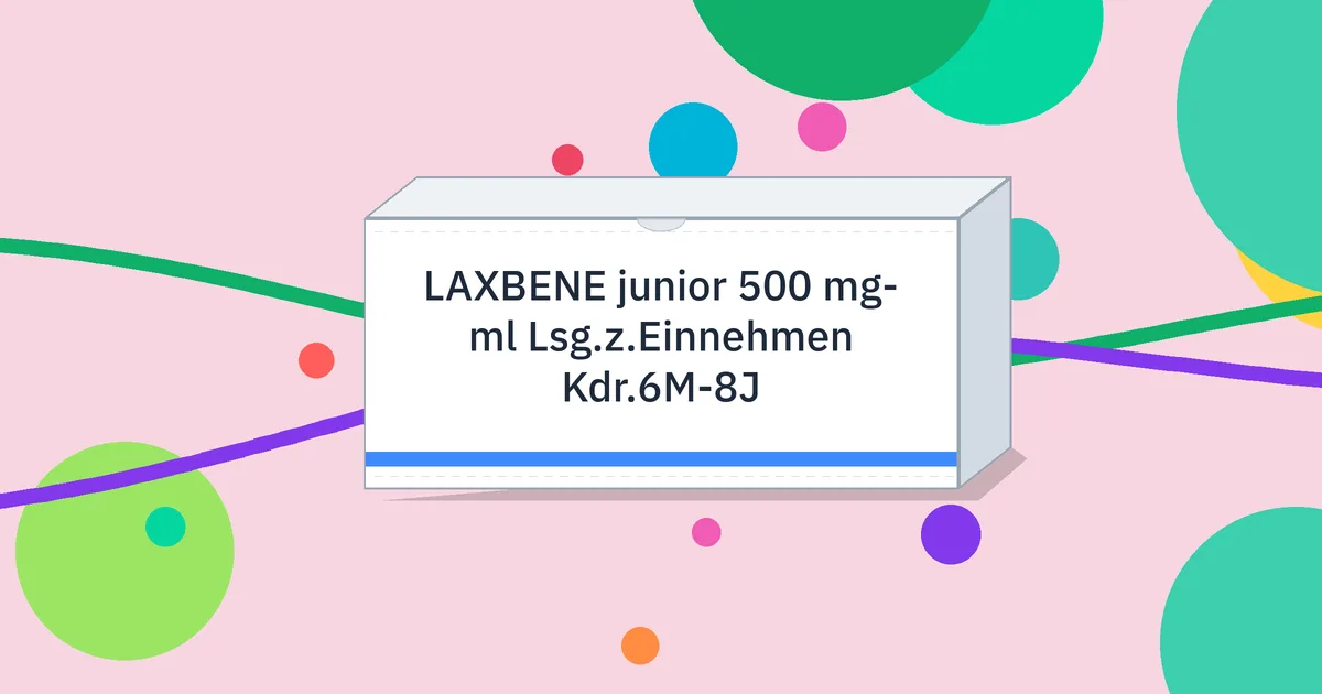 Symbolbild: Packung mit der Aufschrift LAXBENE junior 500 mg-ml Lsg.z.Einnehmen Kdr.6M-8J (PZN 17820227) – Verfügbarkeit und Bezug in Apotheken in Frankfurt am Main