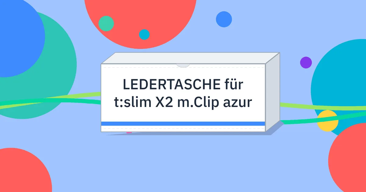 Symbolbild: Packung mit der Aufschrift LEDERTASCHE für t:slim X2 m.Clip azur (PZN 17837819) – Verfügbarkeit und Bezug in Apotheken in Frankfurt am Main