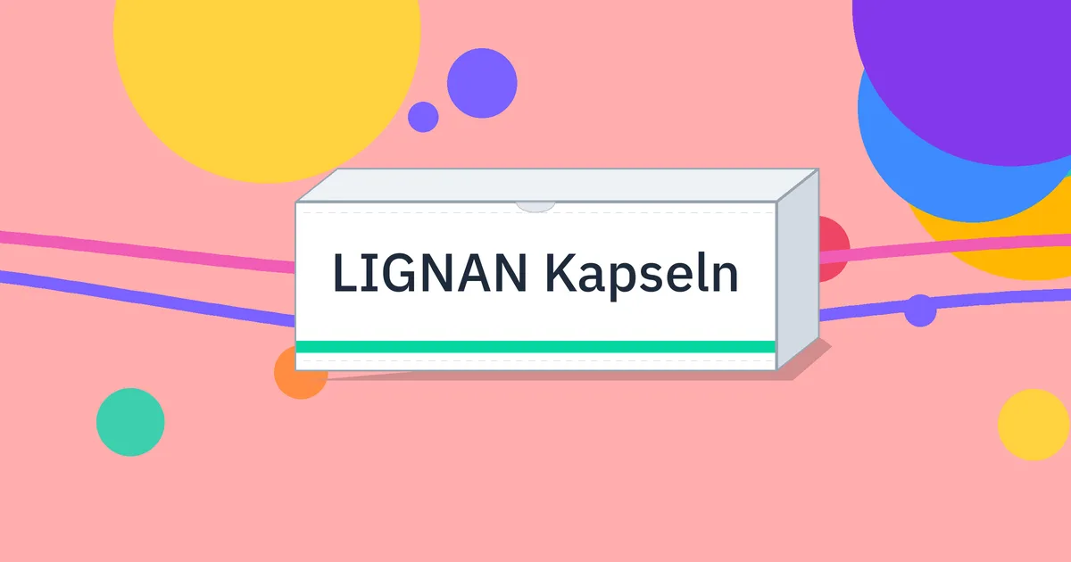 Symbolbild: Packung mit der Aufschrift LIGNAN Kapseln (PZN 03403709) – Verfügbarkeit und Bezug in Apotheken in Frankfurt am Main