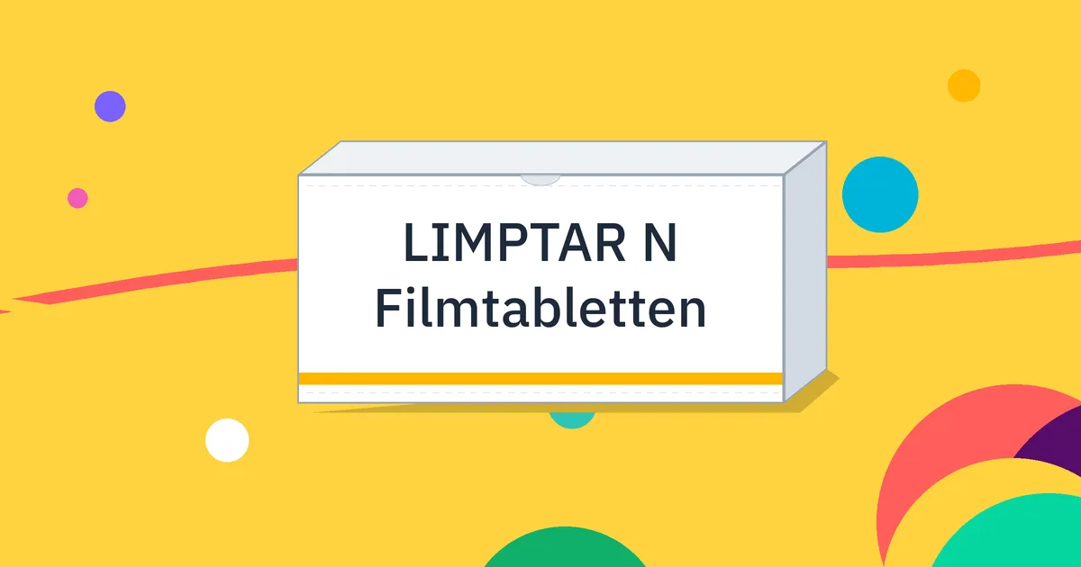 Symbolbild: Packung mit der Aufschrift LIMPTAR N Filmtabletten (PZN 04620395) – Verfügbarkeit und Bezug in Apotheken in Frankfurt am Main