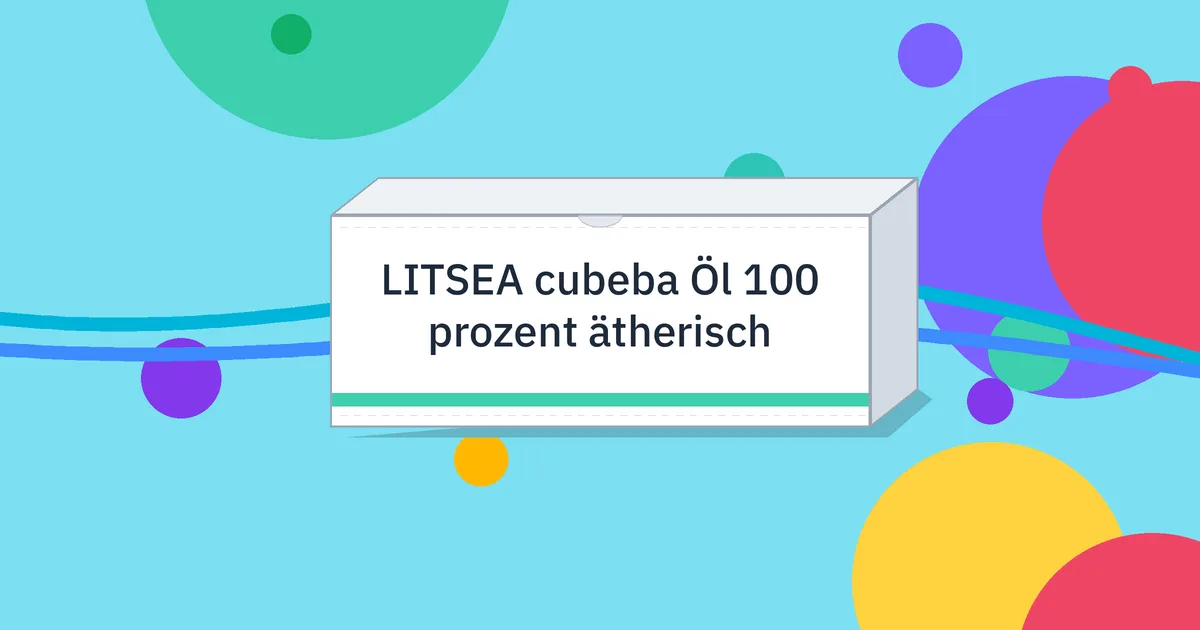 Symbolbild: Packung mit der Aufschrift LITSEA cubeba Öl 100 prozent ätherisch (PZN 07204674) – Verfügbarkeit und Bezug in Apotheken in Frankfurt am Main