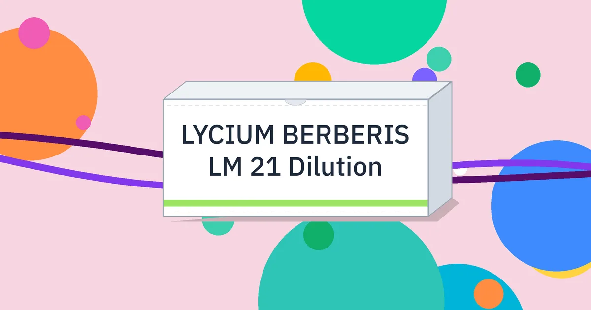 Symbolbild: Packung mit der Aufschrift LYCIUM BERBERIS LM 21 Dilution (PZN 13537204) – Verfügbarkeit und Bezug in Apotheken in Frankfurt am Main