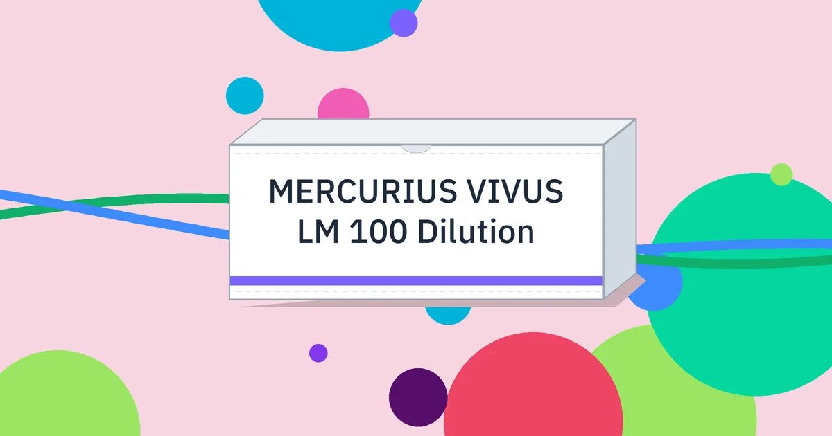 Symbolbild: Packung mit der Aufschrift MERCURIUS VIVUS LM 100 Dilution (PZN 12955253) – Verfügbarkeit und Bezug in Apotheken in Frankfurt am Main
