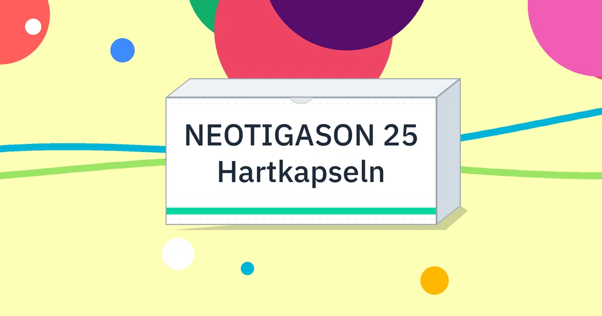 Symbolbild: Packung mit der Aufschrift NEOTIGASON 25 Hartkapseln (PZN 04521894) – Verfügbarkeit und Bezug in Apotheken in Frankfurt am Main