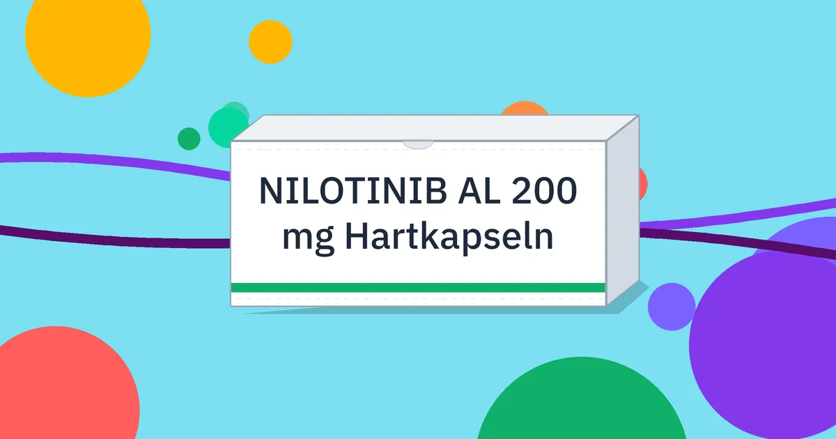 Symbolbild: Packung mit der Aufschrift NILOTINIB AL 200 mg Hartkapseln (PZN 19265267) – Verfügbarkeit und Bezug in Apotheken in Frankfurt am Main