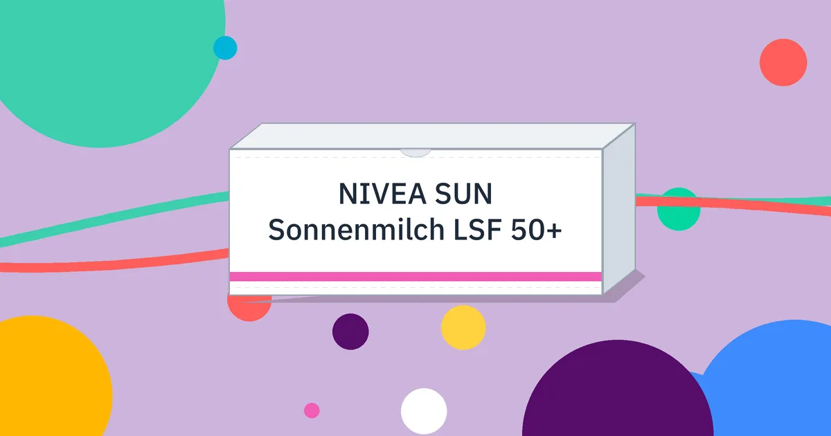 Symbolbild: Packung mit der Aufschrift NIVEA SUN Sonnenmilch LSF 50+ (PZN 11327388) – Verfügbarkeit und Bezug in Apotheken in Frankfurt am Main