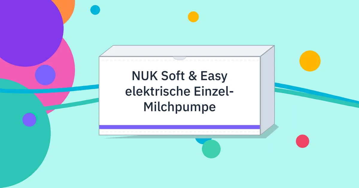 Symbolbild: Packung mit der Aufschrift NUK Soft & Easy elektrische Einzel-Milchpumpe (PZN 18737385) – Verfügbarkeit und Bezug in Apotheken in Frankfurt am Main