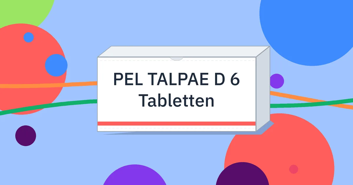 Symbolbild: Packung mit der Aufschrift PEL TALPAE D 6 Tabletten (PZN 02104040) – Verfügbarkeit und Bezug in Apotheken in Frankfurt am Main