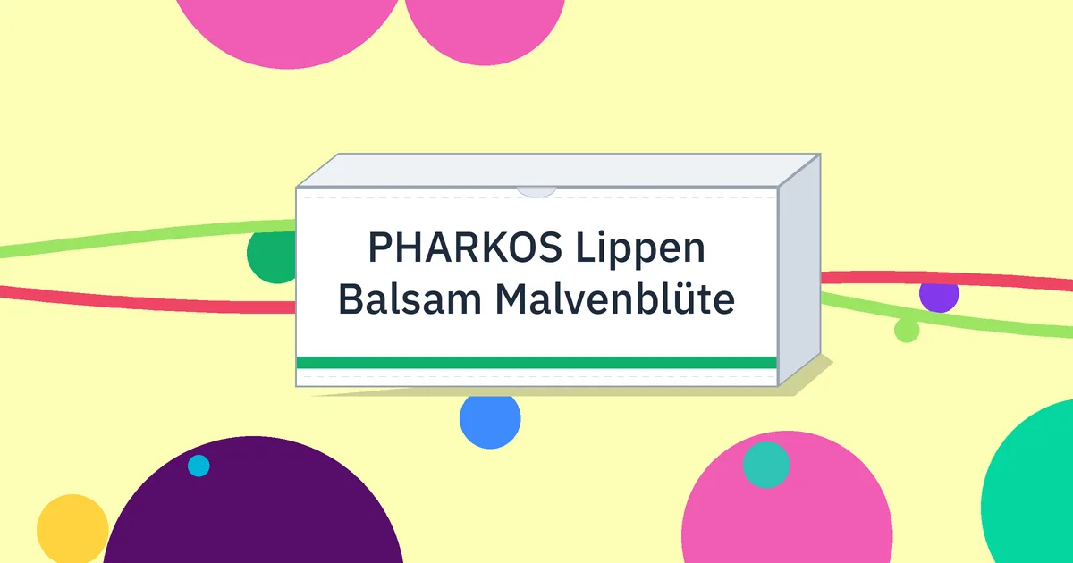 Symbolbild: Packung mit der Aufschrift PHARKOS Lippen Balsam Malvenblüte (PZN 10079008) – Verfügbarkeit und Bezug in Apotheken in Frankfurt am Main