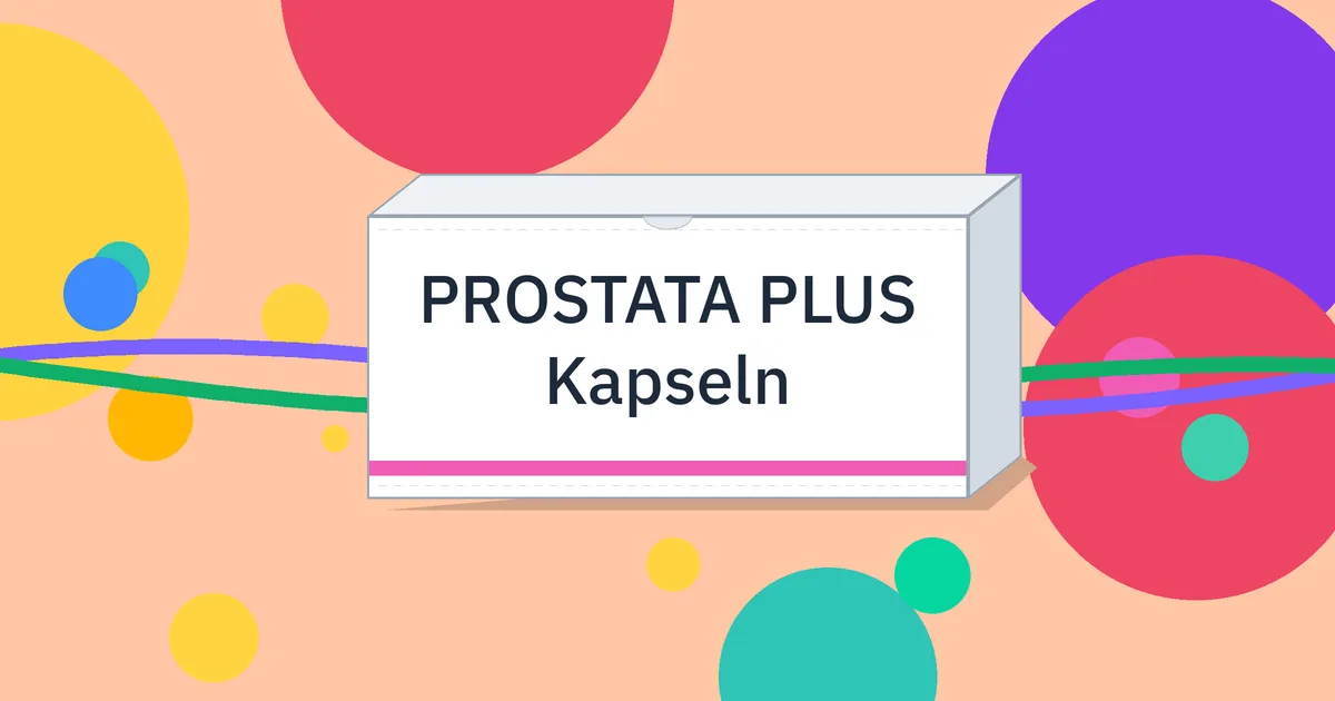Symbolbild: Packung mit der Aufschrift PROSTATA PLUS Kapseln (PZN 00695249) – Verfügbarkeit und Bezug in Apotheken in Frankfurt am Main