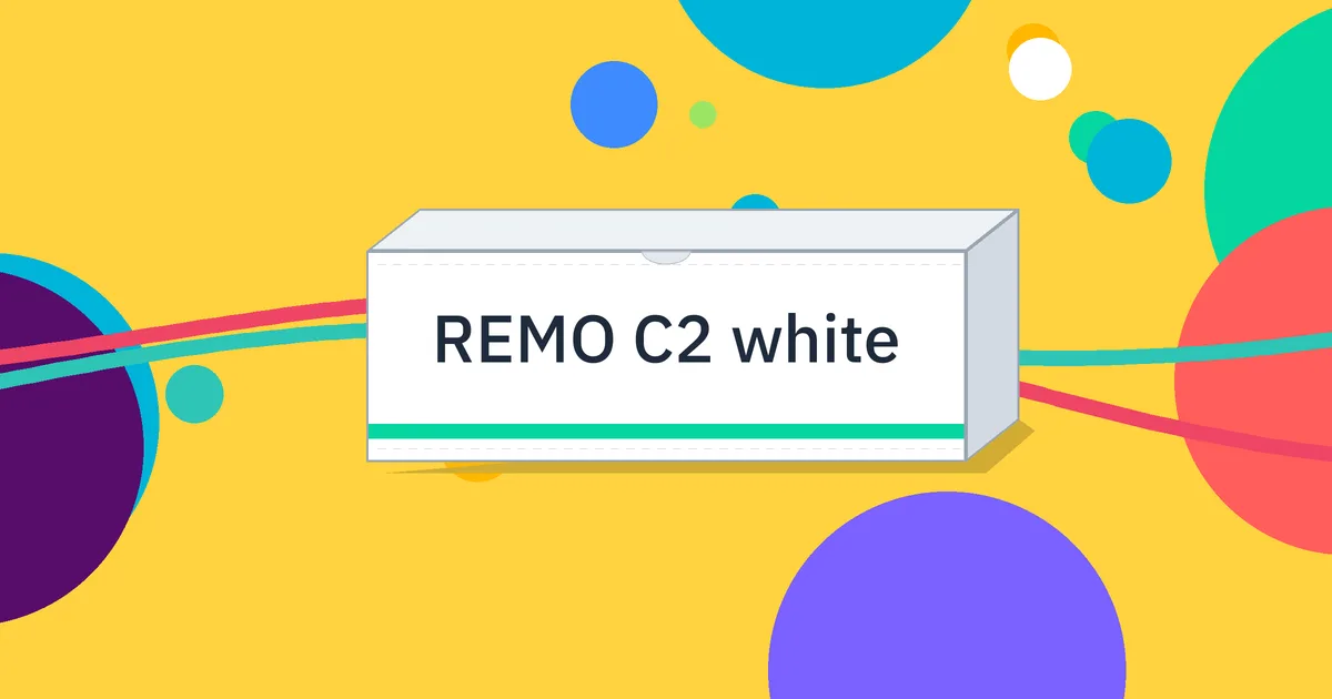 Symbolbild: Packung mit der Aufschrift REMO C2 white (PZN 20220962) – Verfügbarkeit und Bezug in Apotheken in Frankfurt am Main