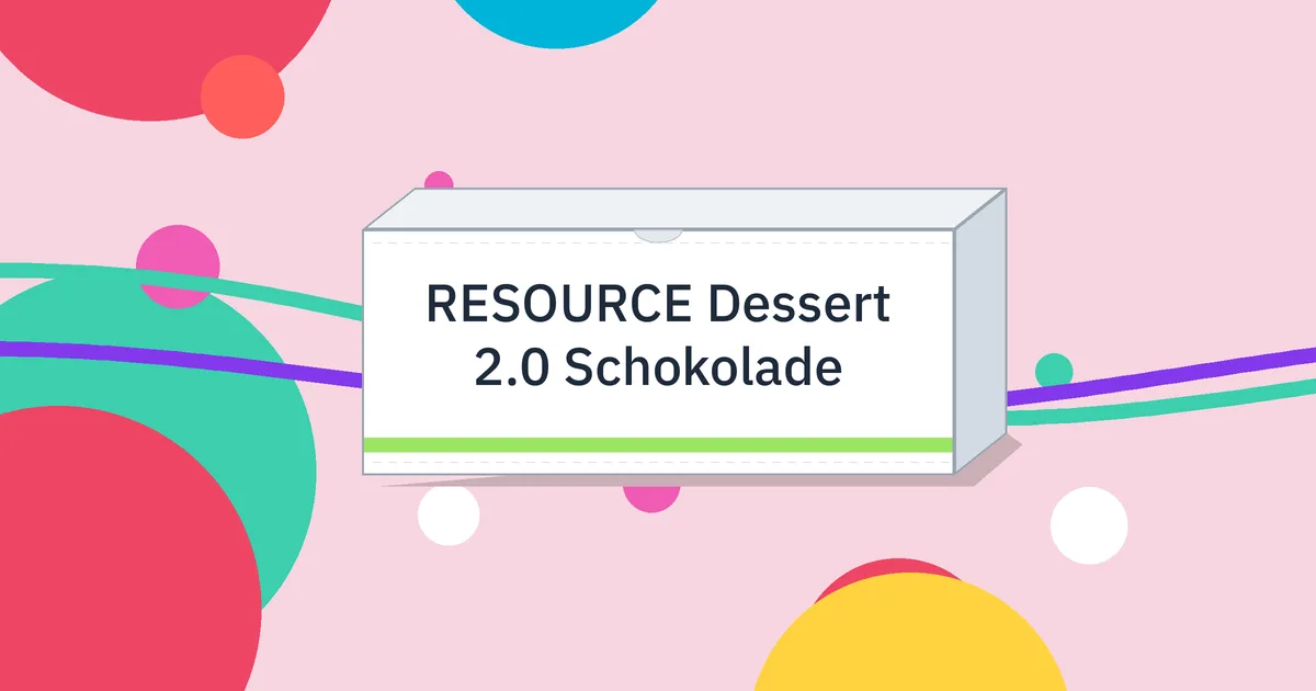 Symbolbild: Packung mit der Aufschrift RESOURCE Dessert 2.0 Schokolade (PZN 15863511) – Verfügbarkeit und Bezug in Apotheken in Frankfurt am Main