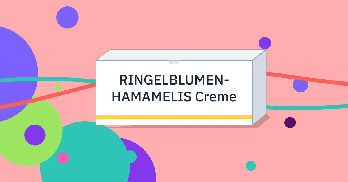 Symbolbild: Packung mit der Aufschrift RINGELBLUMEN-HAMAMELIS Creme (PZN 19778564) – Verfügbarkeit und Bezug in Apotheken in Frankfurt am Main