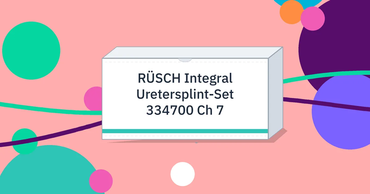 Symbolbild: Packung mit der Aufschrift RÜSCH Integral Uretersplint-Set 334700 Ch 7 (PZN 04249653) – Verfügbarkeit und Bezug in Apotheken in Frankfurt am Main