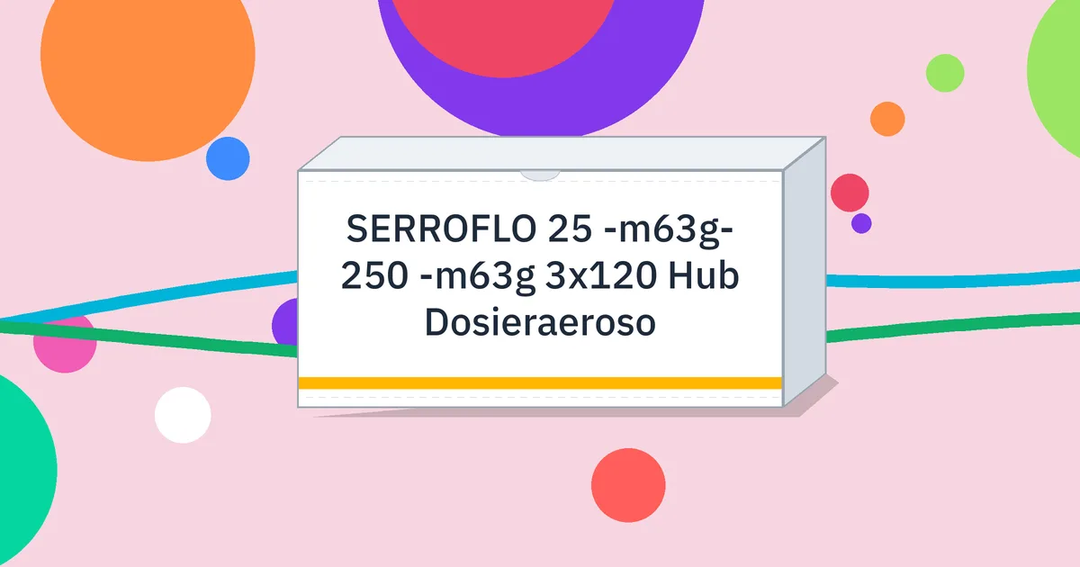 Symbolbild: Packung mit der Aufschrift SERROFLO 25 -m63g-250 -m63g 3x120 Hub Dosieraeroso (PZN 18273678) – Verfügbarkeit und Bezug in Apotheken in Frankfurt am Main