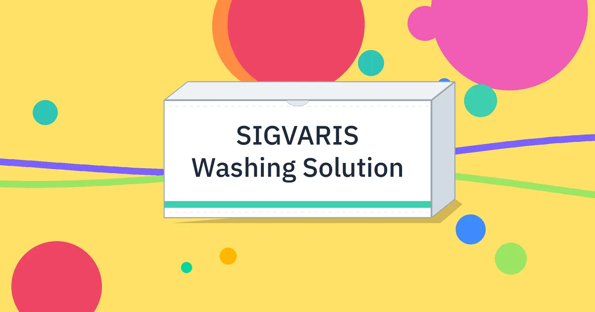 Symbolbild: Packung mit der Aufschrift SIGVARIS Washing Solution (PZN 19903756) – Verfügbarkeit und Bezug in Apotheken in Frankfurt am Main