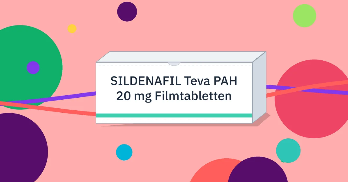 Symbolbild: Packung mit der Aufschrift SILDENAFIL Teva PAH 20 mg Filmtabletten (PZN 20040355) – Verfügbarkeit und Bezug in Apotheken in Frankfurt am Main