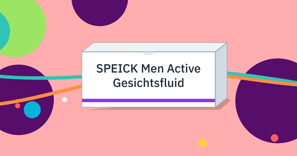 Symbolbild: Packung mit der Aufschrift SPEICK Men Active Gesichtsfluid (PZN 18601272) – Verfügbarkeit und Bezug in Apotheken in Frankfurt am Main