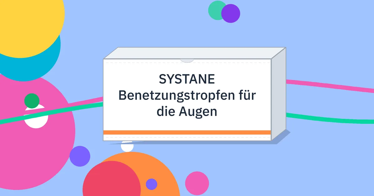 Symbolbild: Packung mit der Aufschrift SYSTANE Benetzungstropfen für die Augen (PZN 02192156) – Verfügbarkeit und Bezug in Apotheken in Frankfurt am Main