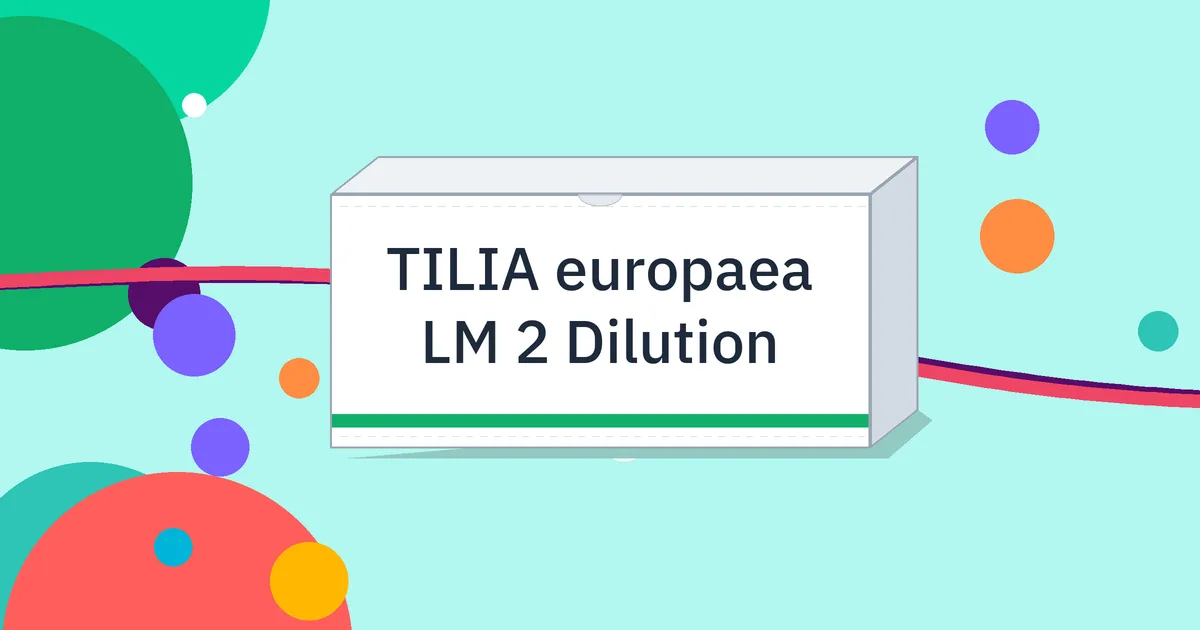 Symbolbild: Packung mit der Aufschrift TILIA europaea LM 2 Dilution (PZN 13223753) – Verfügbarkeit und Bezug in Apotheken in Frankfurt am Main