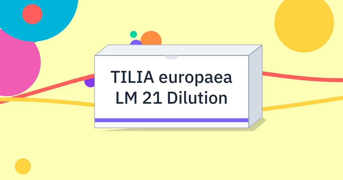 Symbolbild: Packung mit der Aufschrift TILIA europaea LM 21 Dilution (PZN 13223983) – Verfügbarkeit und Bezug in Apotheken in Frankfurt am Main