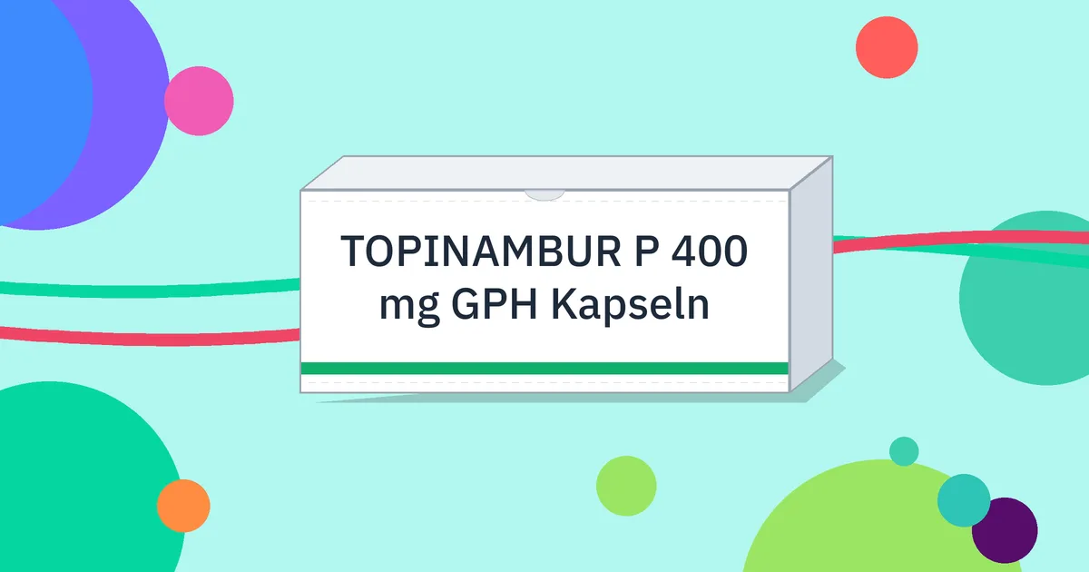 Symbolbild: Packung mit der Aufschrift TOPINAMBUR P 400 mg GPH Kapseln (PZN 01799991) – Verfügbarkeit und Bezug in Apotheken in Frankfurt am Main