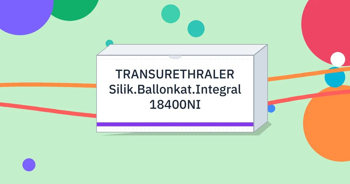 Symbolbild: Packung mit der Aufschrift TRANSURETHRALER Silik.Ballonkat.Integral 18400NI (PZN 04154786) – Verfügbarkeit und Bezug in Apotheken in Frankfurt am Main
