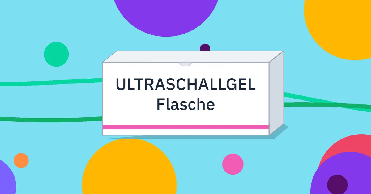 Symbolbild: Packung mit der Aufschrift ULTRASCHALLGEL Flasche (PZN 05362297) – Verfügbarkeit und Bezug in Apotheken in Frankfurt am Main