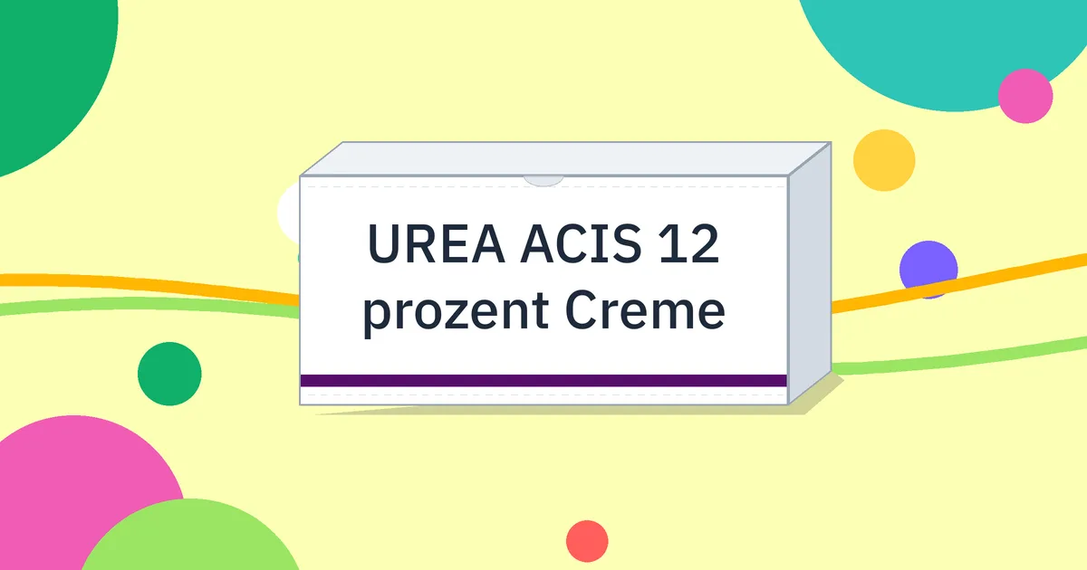 Symbolbild: Packung mit der Aufschrift UREA ACIS 12 prozent Creme (PZN 06924604) – Verfügbarkeit und Bezug in Apotheken in Frankfurt am Main