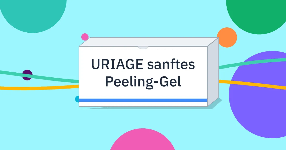 Symbolbild: Packung mit der Aufschrift URIAGE sanftes Peeling-Gel (PZN 17182005) – Verfügbarkeit und Bezug in Apotheken in Frankfurt am Main