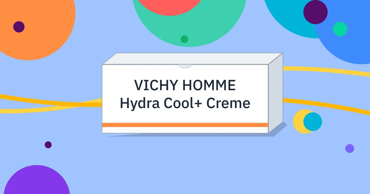 Symbolbild: Packung mit der Aufschrift VICHY HOMME Hydra Cool+ Creme (PZN 14029711) – Verfügbarkeit und Bezug in Apotheken in Frankfurt am Main