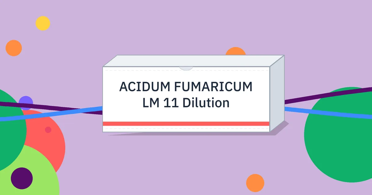 Symbolbild: Packung mit der Aufschrift ACIDUM FUMARICUM LM 11 Dilution (PZN 13274489) – Verfügbarkeit und Bezug in Apotheken in Frankfurt am Main