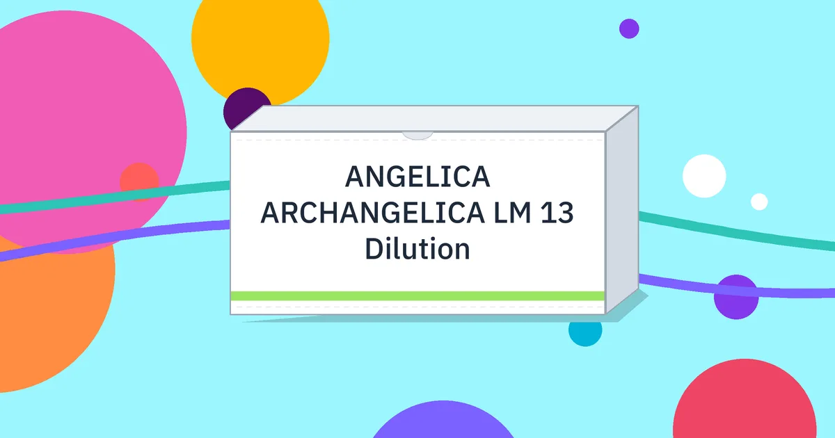 Symbolbild: Packung mit der Aufschrift ANGELICA ARCHANGELICA LM 13 Dilution (PZN 13367995) – Verfügbarkeit und Bezug in Apotheken in Frankfurt am Main