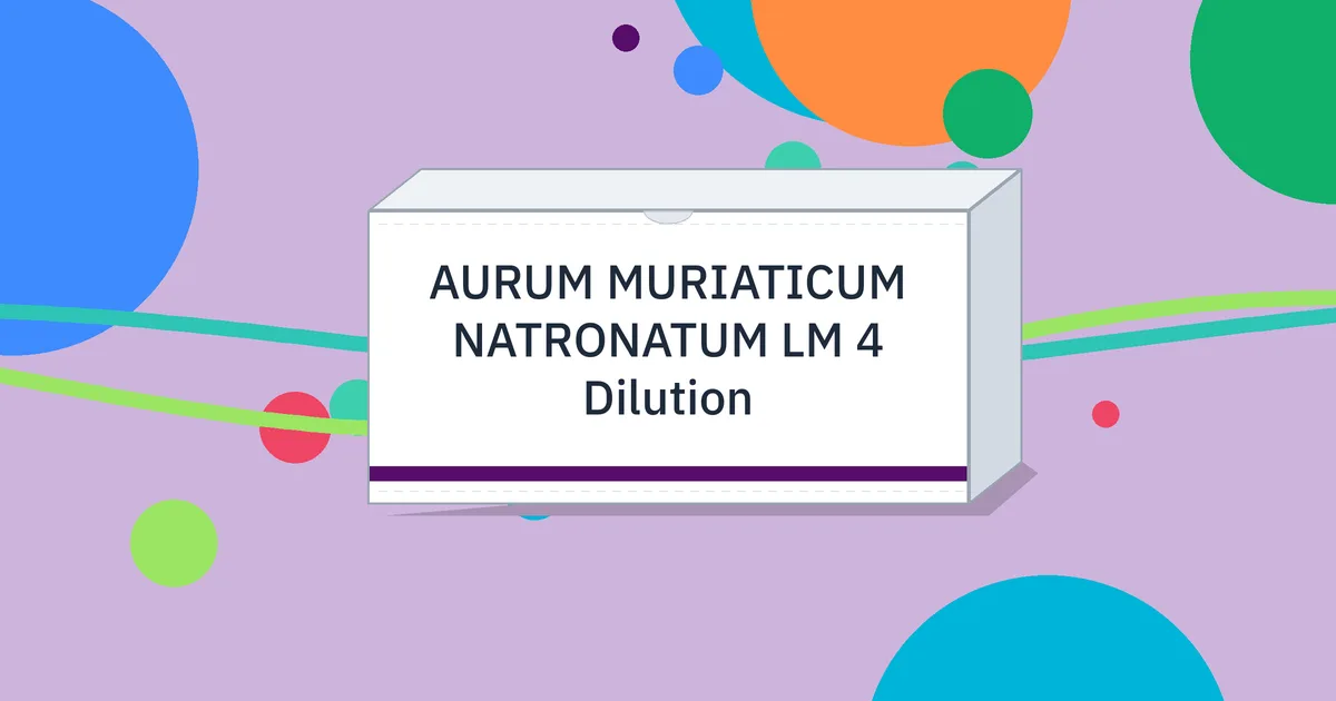 Symbolbild: Packung mit der Aufschrift AURUM MURIATICUM NATRONATUM LM 4 Dilution (PZN 12785845) – Verfügbarkeit und Bezug in Apotheken in Frankfurt am Main