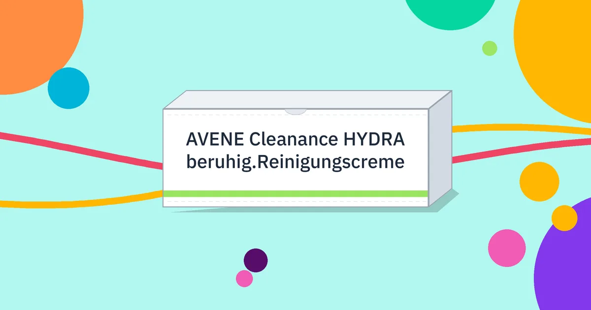 Symbolbild: Packung mit der Aufschrift AVENE Cleanance HYDRA beruhig.Reinigungscreme (PZN 10057892) – Verfügbarkeit und Bezug in Apotheken in Frankfurt am Main
