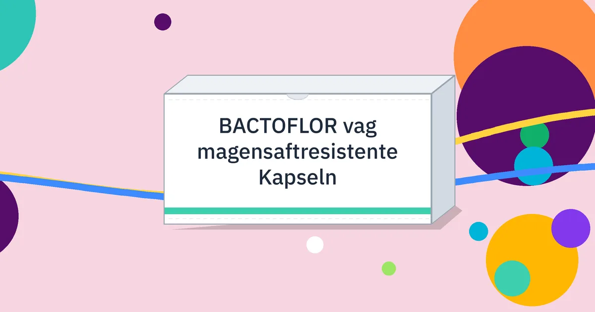 Symbolbild: Packung mit der Aufschrift BACTOFLOR vag magensaftresistente Kapseln (PZN 19524852) – Verfügbarkeit und Bezug in Apotheken in Frankfurt am Main