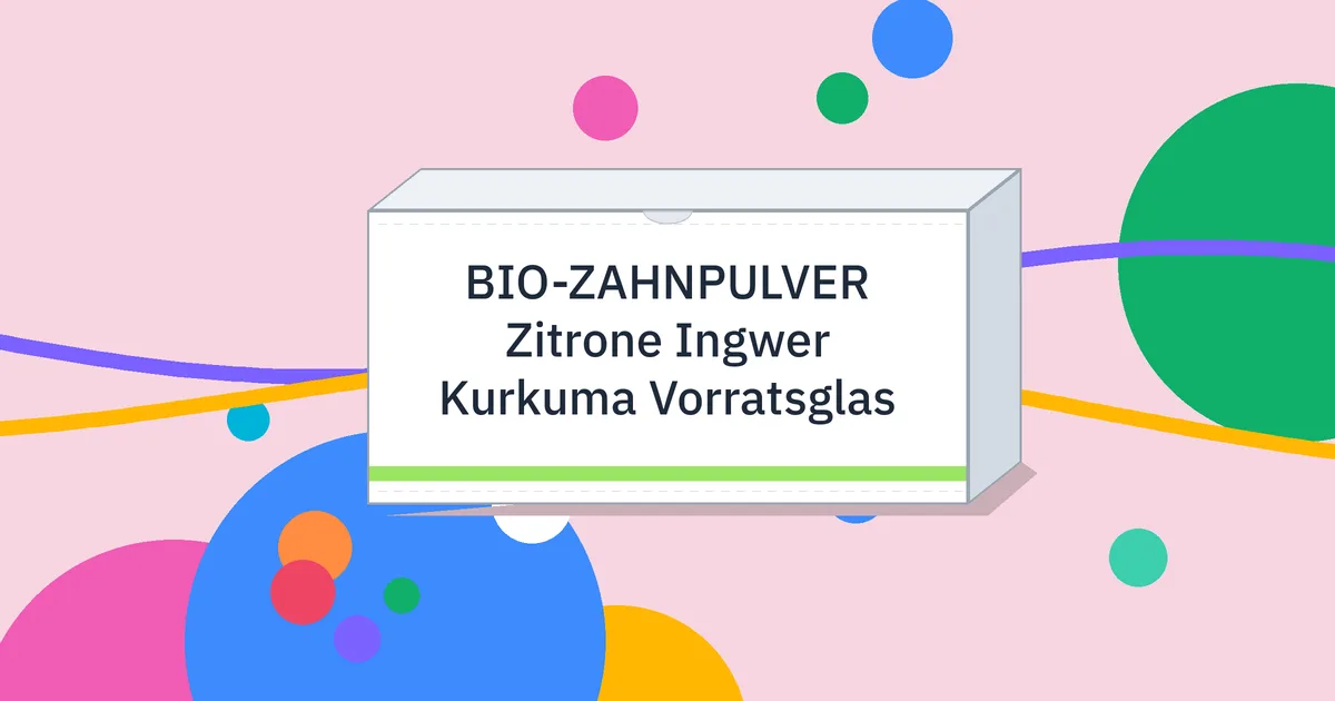 Symbolbild: Packung mit der Aufschrift BIO-ZAHNPULVER Zitrone Ingwer Kurkuma Vorratsglas (PZN 18326914) – Verfügbarkeit und Bezug in Apotheken in Frankfurt am Main