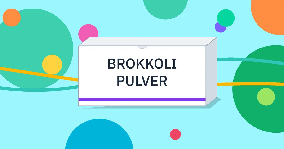 Symbolbild: Packung mit der Aufschrift BROKKOLI PULVER (PZN 17241096) – Verfügbarkeit und Bezug in Apotheken in Frankfurt am Main