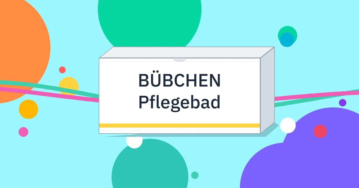 Symbolbild: Packung mit der Aufschrift BÜBCHEN Pflegebad (PZN 07239721) – Verfügbarkeit und Bezug in Apotheken in Frankfurt am Main