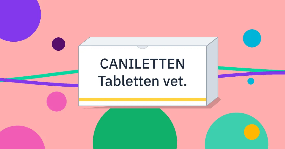 Symbolbild: Packung mit der Aufschrift CANILETTEN Tabletten vet. (PZN 05480944) – Verfügbarkeit und Bezug in Apotheken in Frankfurt am Main