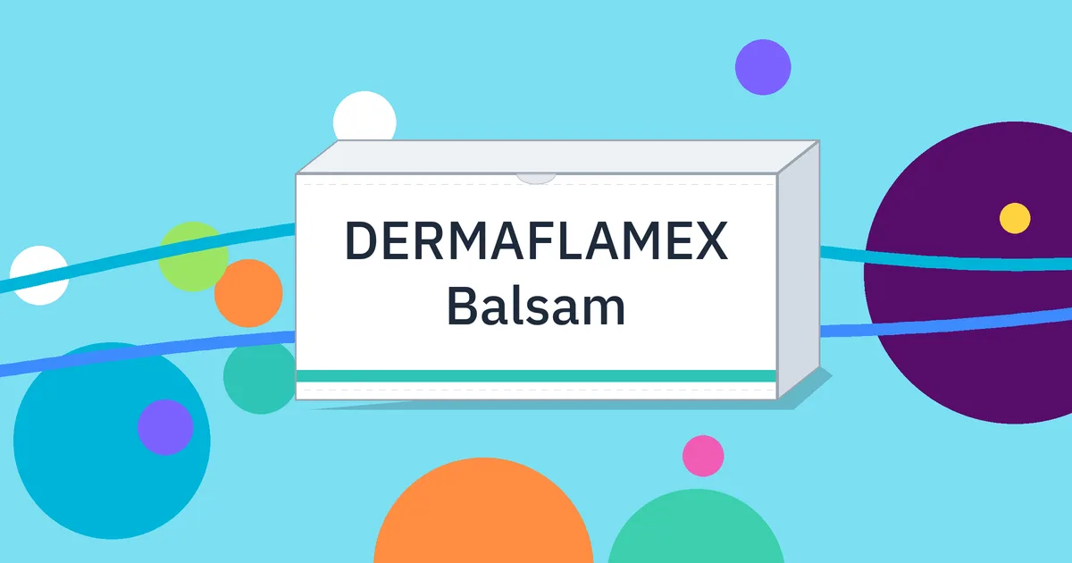 Symbolbild: Packung mit der Aufschrift DERMAFLAMEX Balsam (PZN 18834415) – Verfügbarkeit und Bezug in Apotheken in Frankfurt am Main