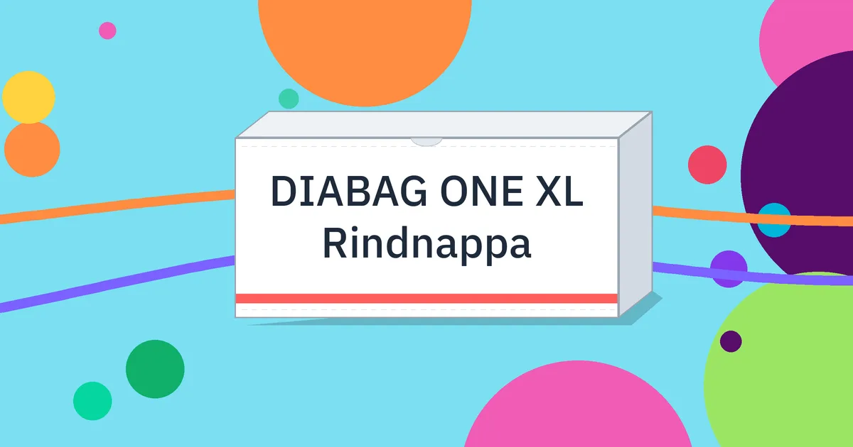 Symbolbild: Packung mit der Aufschrift DIABAG ONE XL Rindnappa (PZN 12909075) – Verfügbarkeit und Bezug in Apotheken in Frankfurt am Main