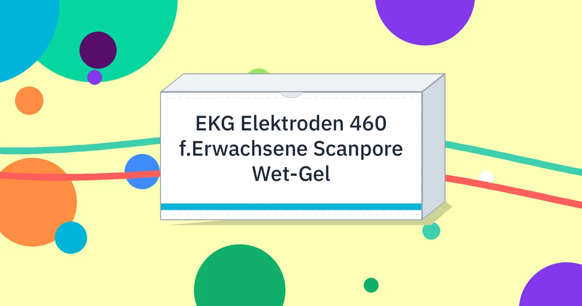 Symbolbild: Packung mit der Aufschrift EKG Elektroden 460 f.Erwachsene Scanpore Wet-Gel (PZN 20516591) – Verfügbarkeit und Bezug in Apotheken in Frankfurt am Main