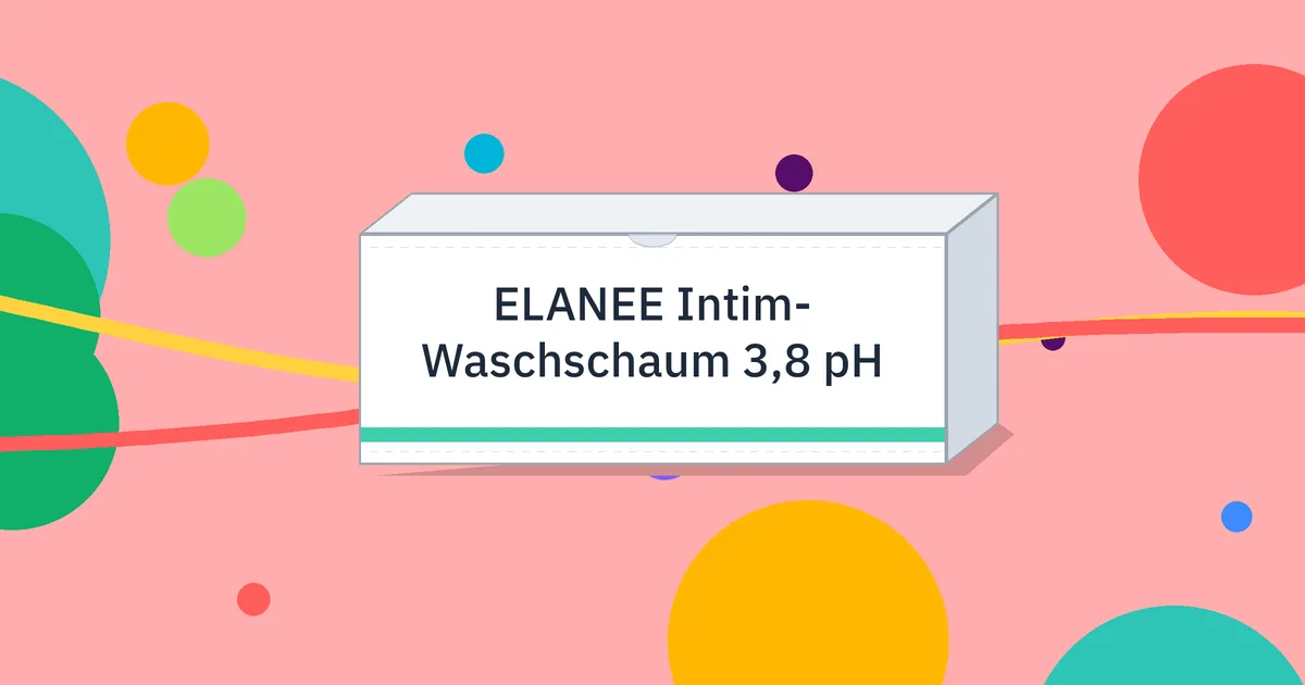 Symbolbild: Packung mit der Aufschrift ELANEE Intim-Waschschaum 3,8 pH (PZN 13352350) – Verfügbarkeit und Bezug in Apotheken in Frankfurt am Main