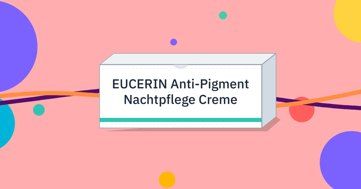 Symbolbild: Packung mit der Aufschrift EUCERIN Anti-Pigment Nachtpflege Creme (PZN 14163881) – Verfügbarkeit und Bezug in Apotheken in Frankfurt am Main